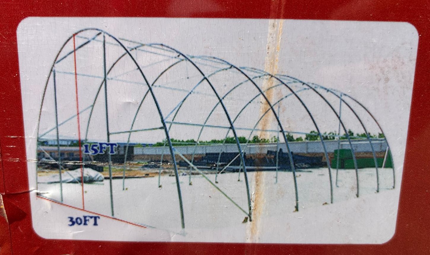 30ft x 65ft x 15ft Steel Framed PVC Storage Shelter | Witham