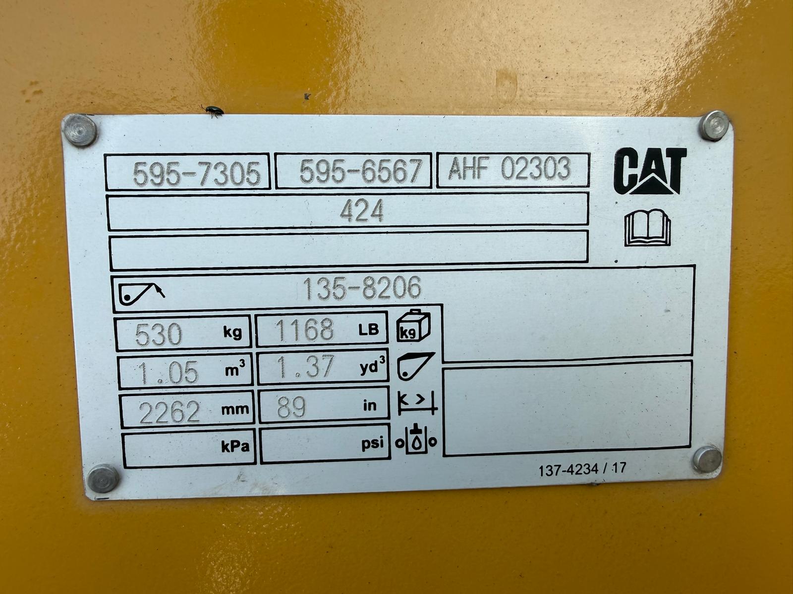 CAT 424 Backhoe Loader 4WD Direct sales & actions of - UK - Witham ...