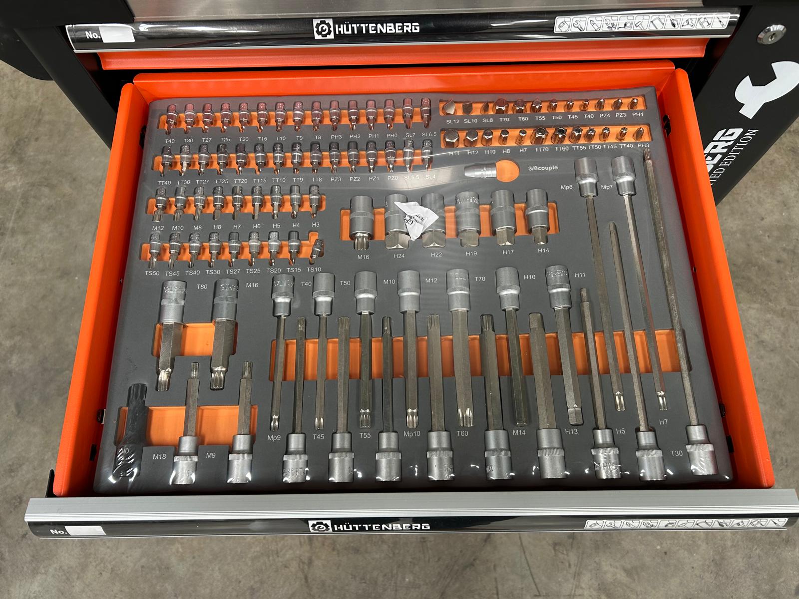 Huttenberg Roll cab 6 drawer Tool cabinet: Complete with - Witham ...