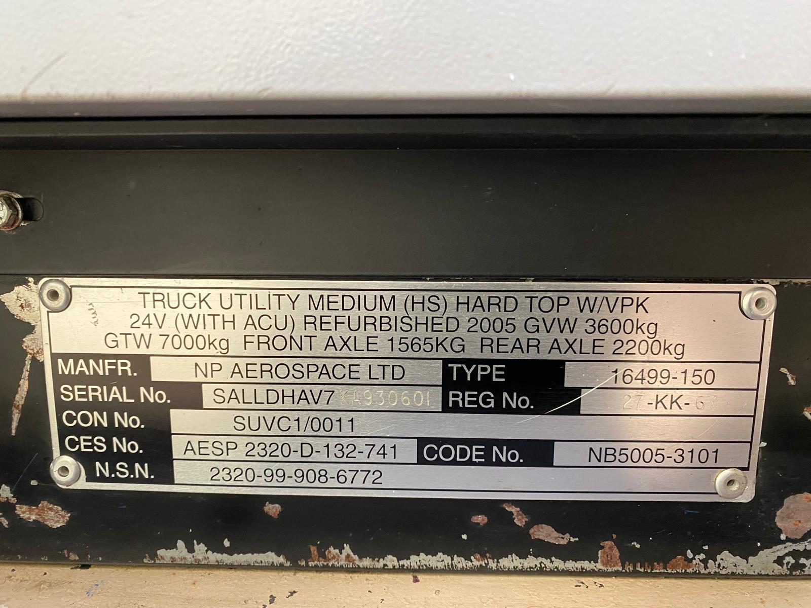 Land Rover 110 Snatch Panama ROV Direct sales & actions of - - Witham ...