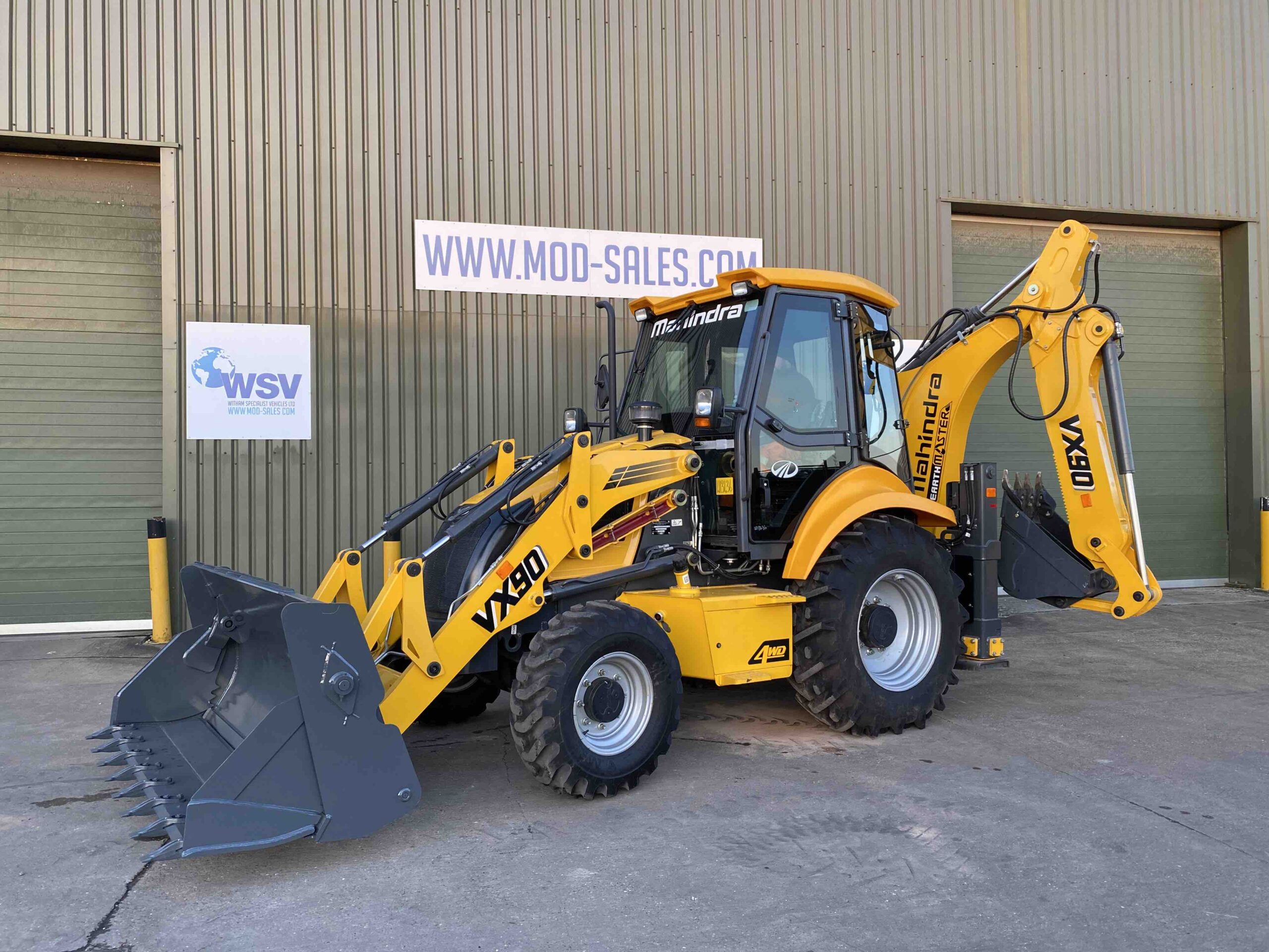 Mahindra: VX90 4X4 Earth Master Backhoe Loader Direct sales - Witham ...