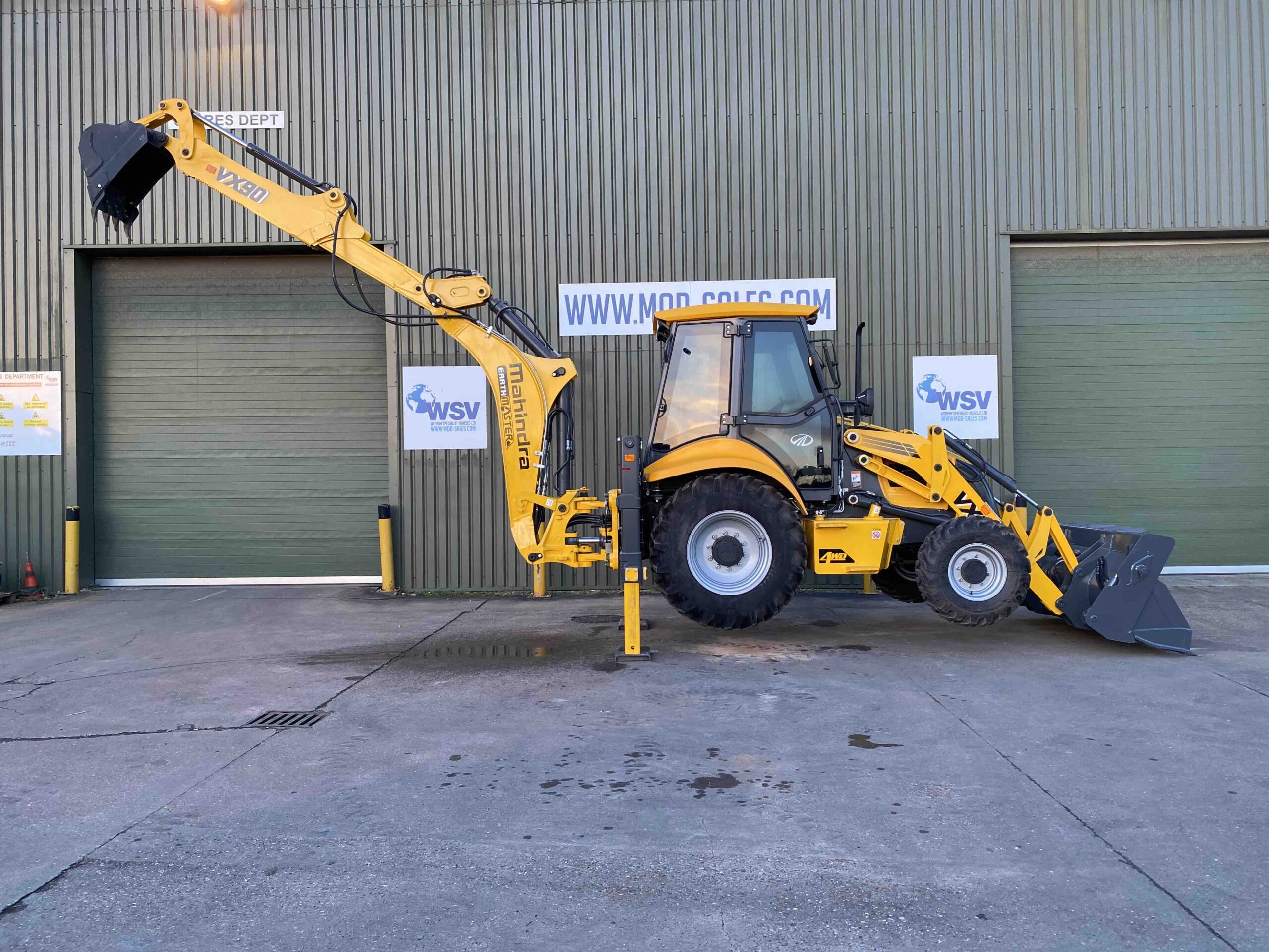 Mahindra: VX90 4X4 Earth Master Backhoe Loader Direct sales - Witham ...