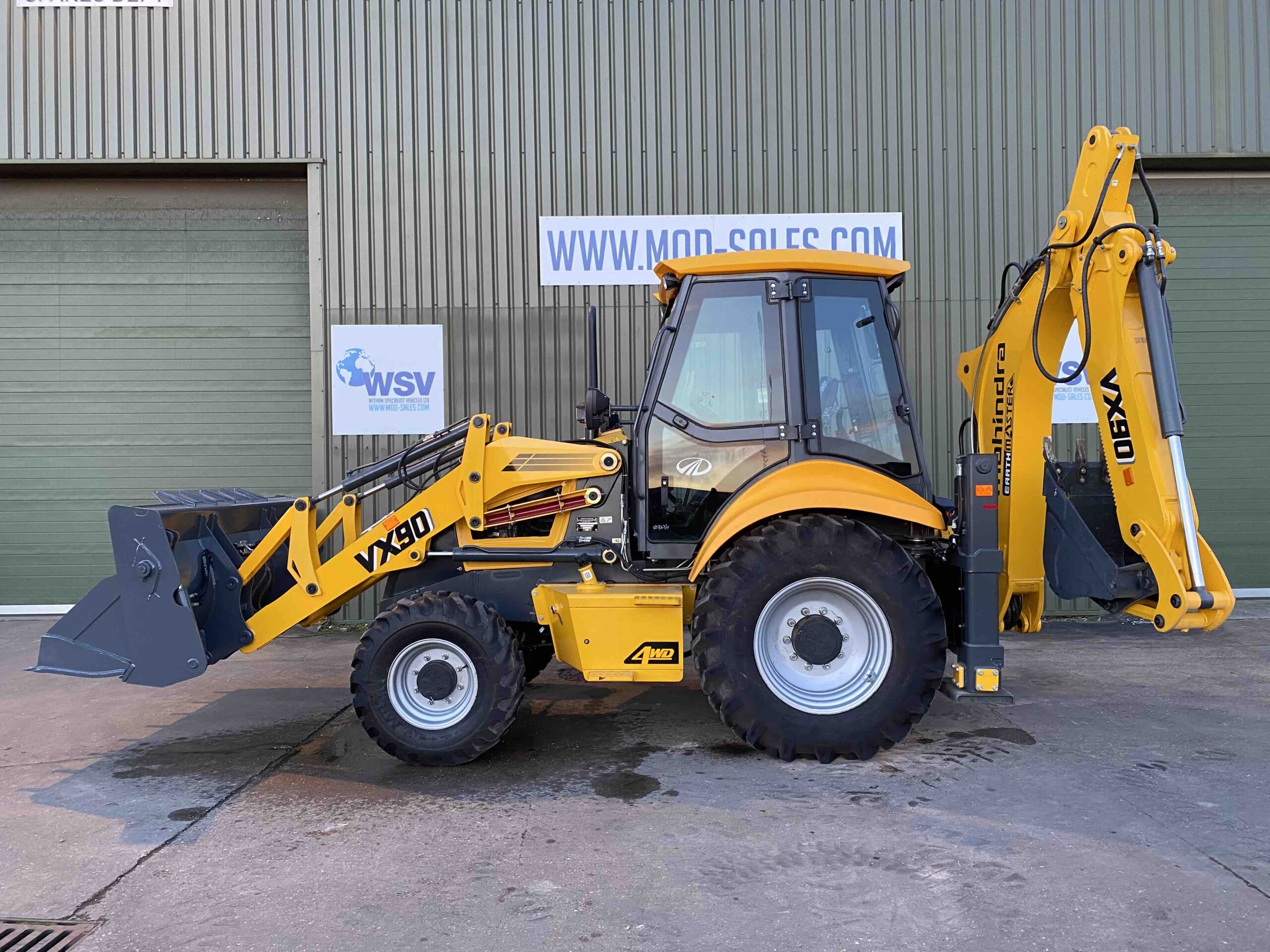 Mahindra: VX90 4X4 Earth Master Backhoe Loader Direct sales - Witham ...
