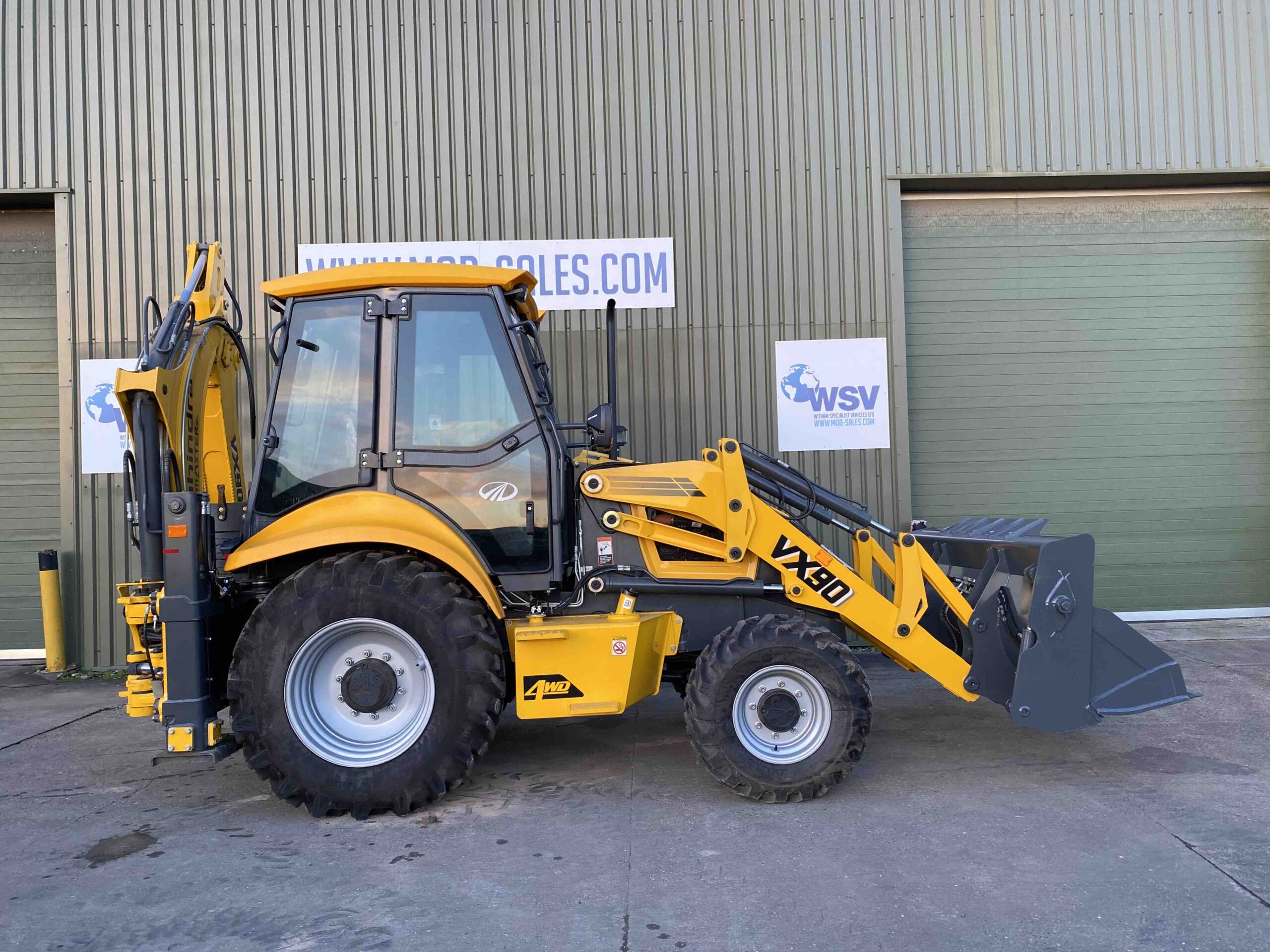 Mahindra: VX90 4X4 Earth Master Backhoe Loader Direct sales - Witham ...